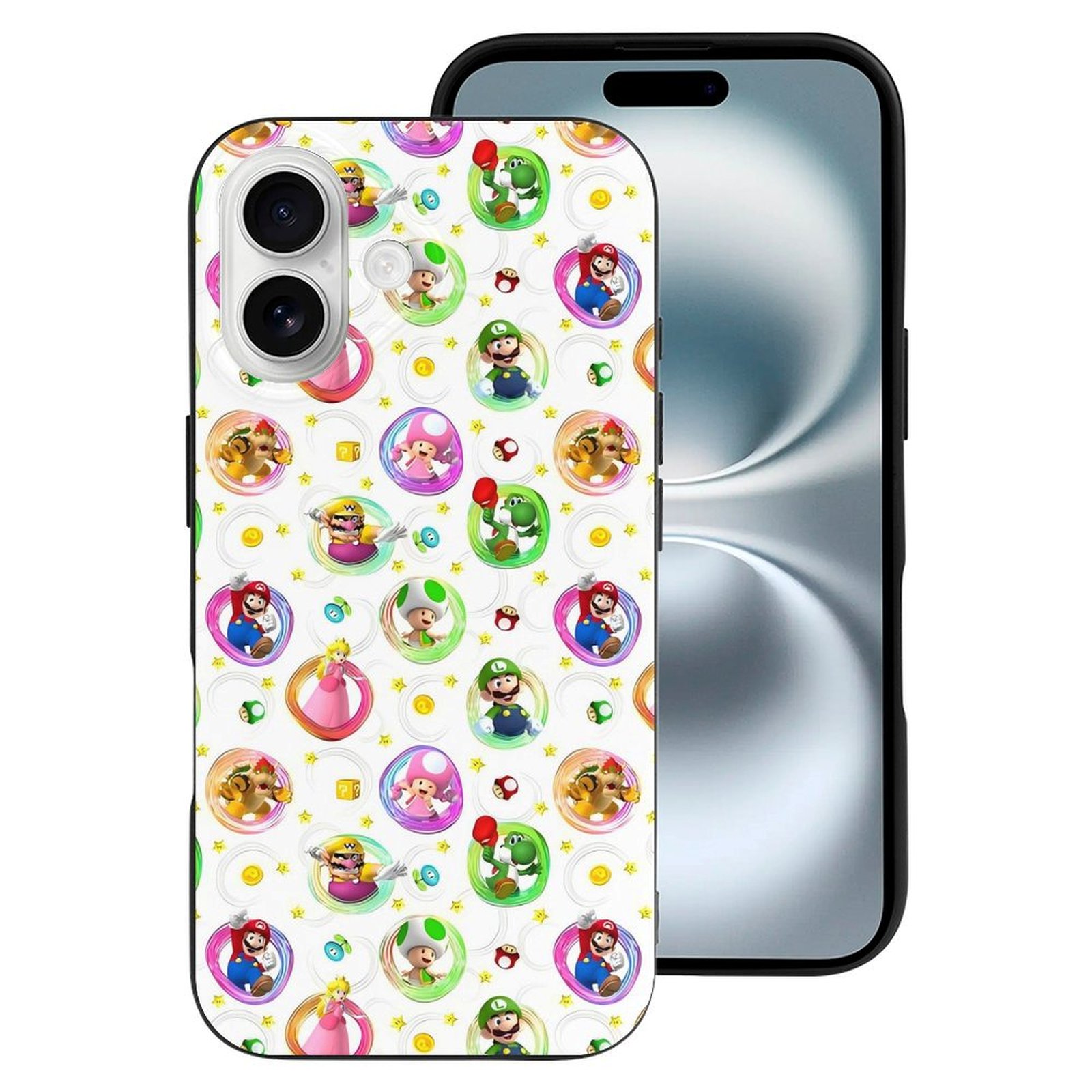 Super Mario Princess Peach Cartoon Phone Case for iPhone 16 Phone Case ...